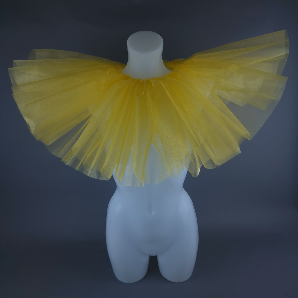 "Bobo" Yellow Neck Ruffle, Clown Collar - 10 Colours Available ...