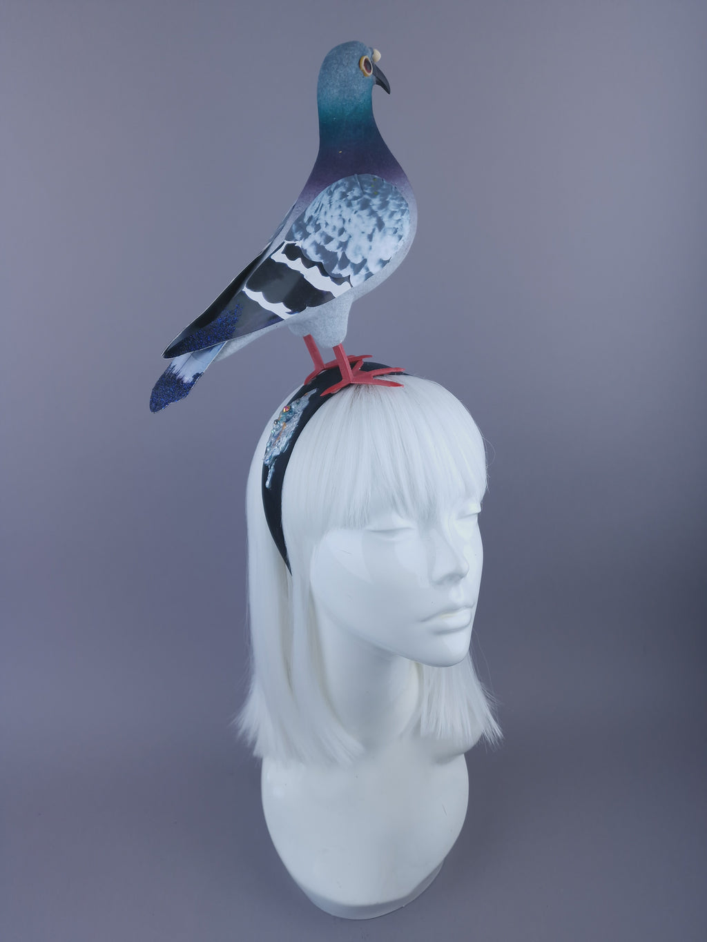 "Wabi-Sabi" Whimsical Large Pigeon Poop Headband – Pearls & Swine