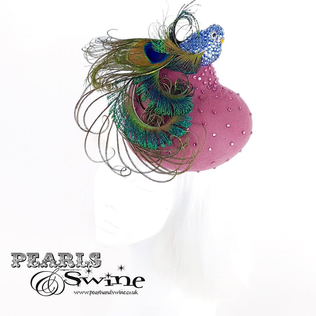 "Birdy" Feather Bird Hat – Pearls & Swine