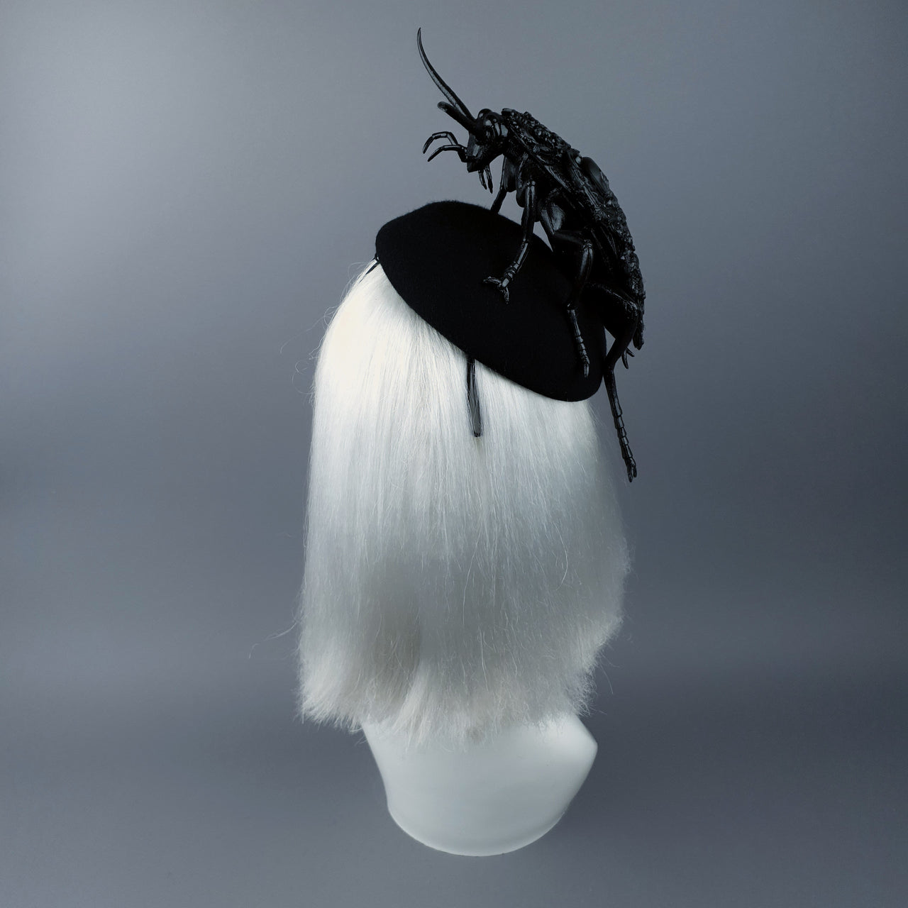"Ochicha" Giant Filigree Cockroach Fascinator Hat – Pearls & Swine