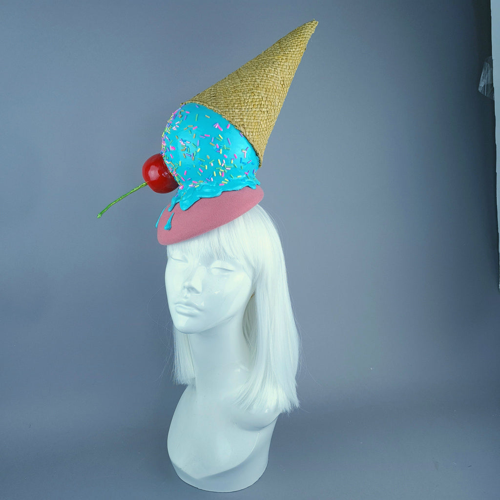 "Whoops!" Giant Ice-cream & Cherry Food Hat – Pearls & Swine