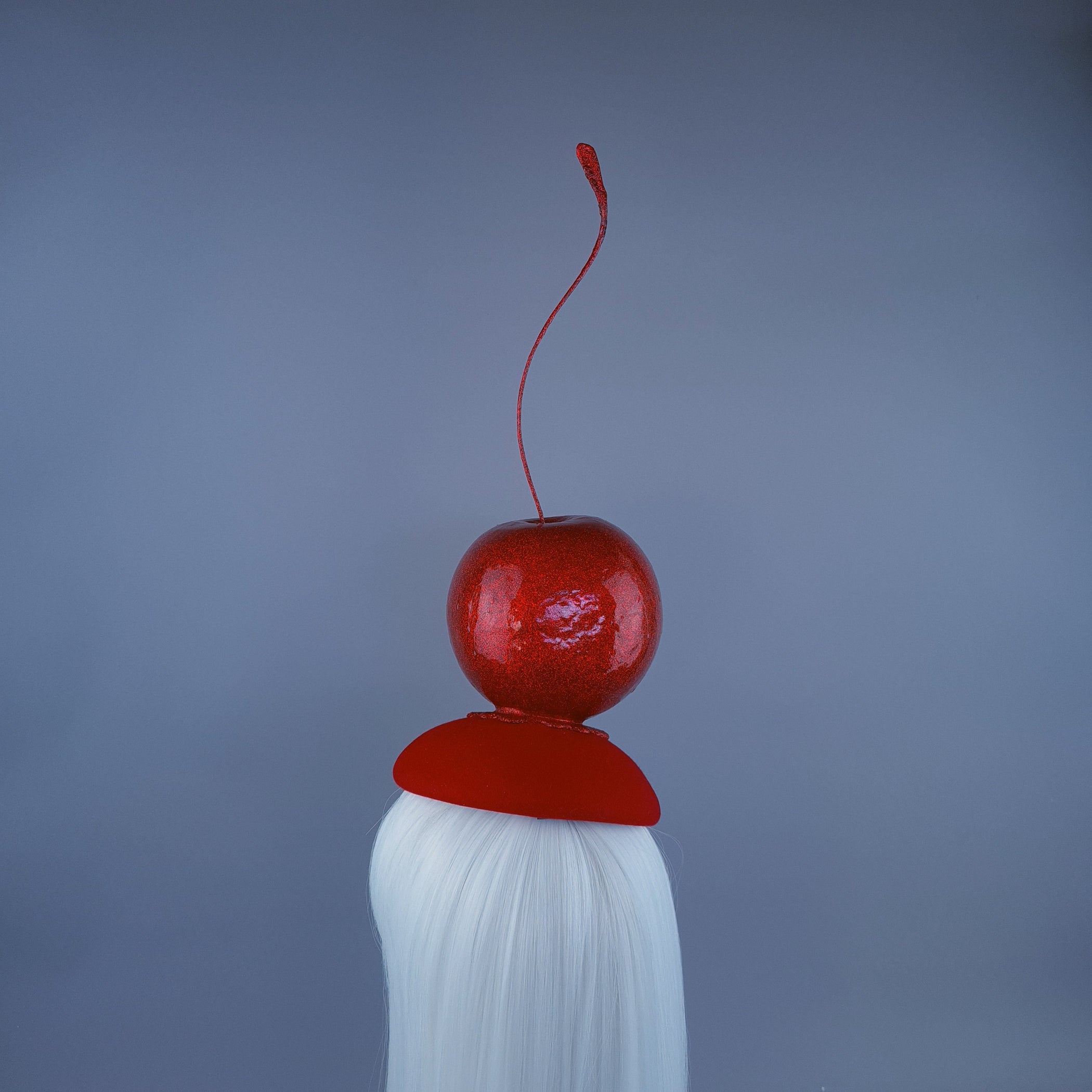 "Morello" Giant Cherry Fruit Food Fascinator Hat – Pearls & Swine