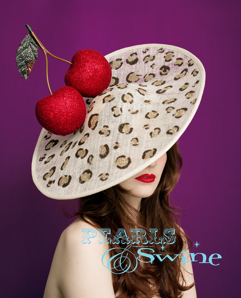 Giant Cherry Hat "Cereza" – Pearls & Swine