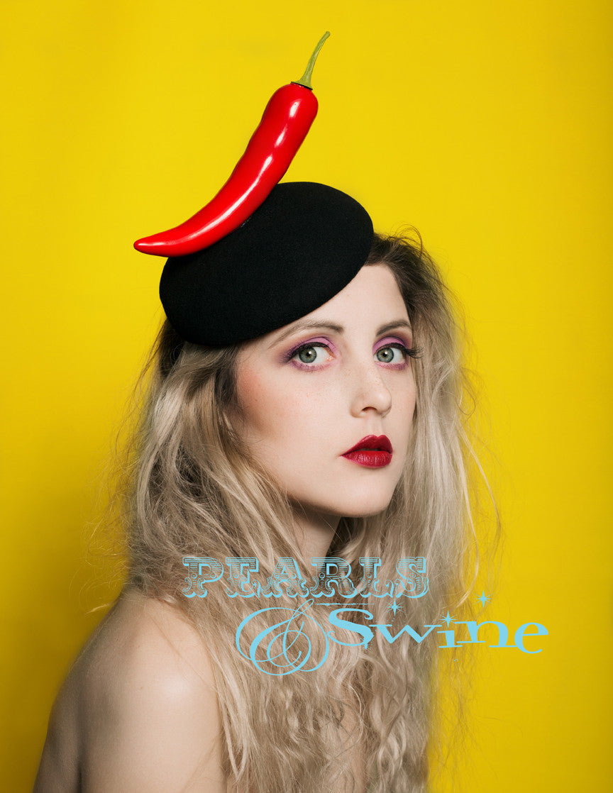 Red Chilli Hat "Spicy" – Pearls & Swine