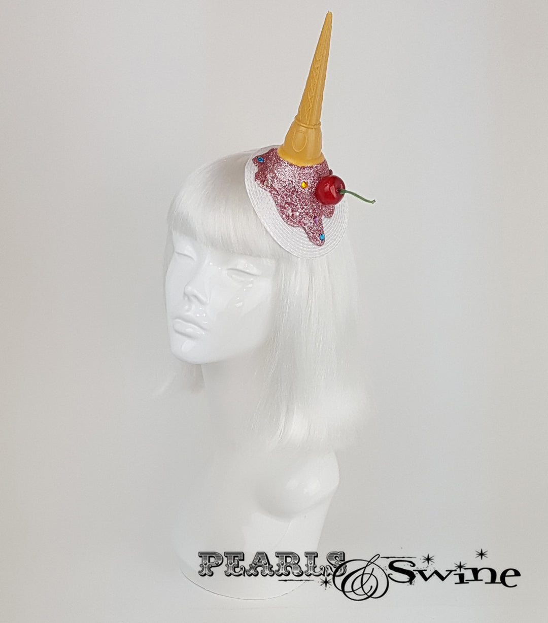 Dropped Ice Cream Fascinator "Ooopsie" – Pearls & Swine